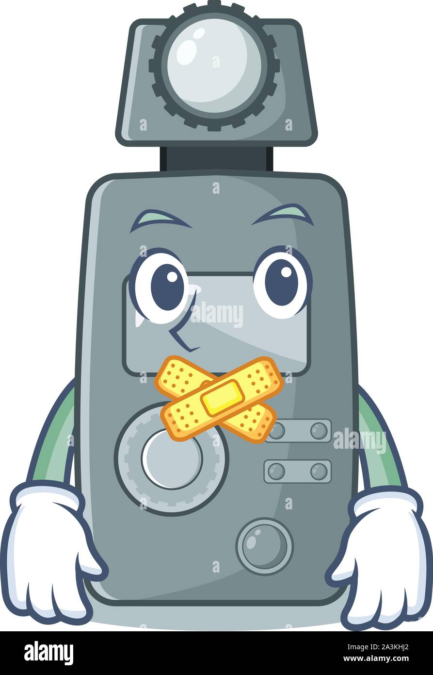 Silent light meter with in the character Stock Vector Image & Art - Alamy