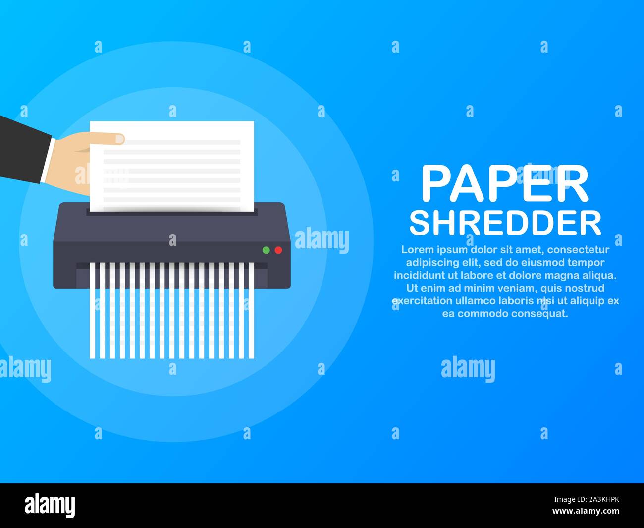 Paper shredder icon document business office information protection ...