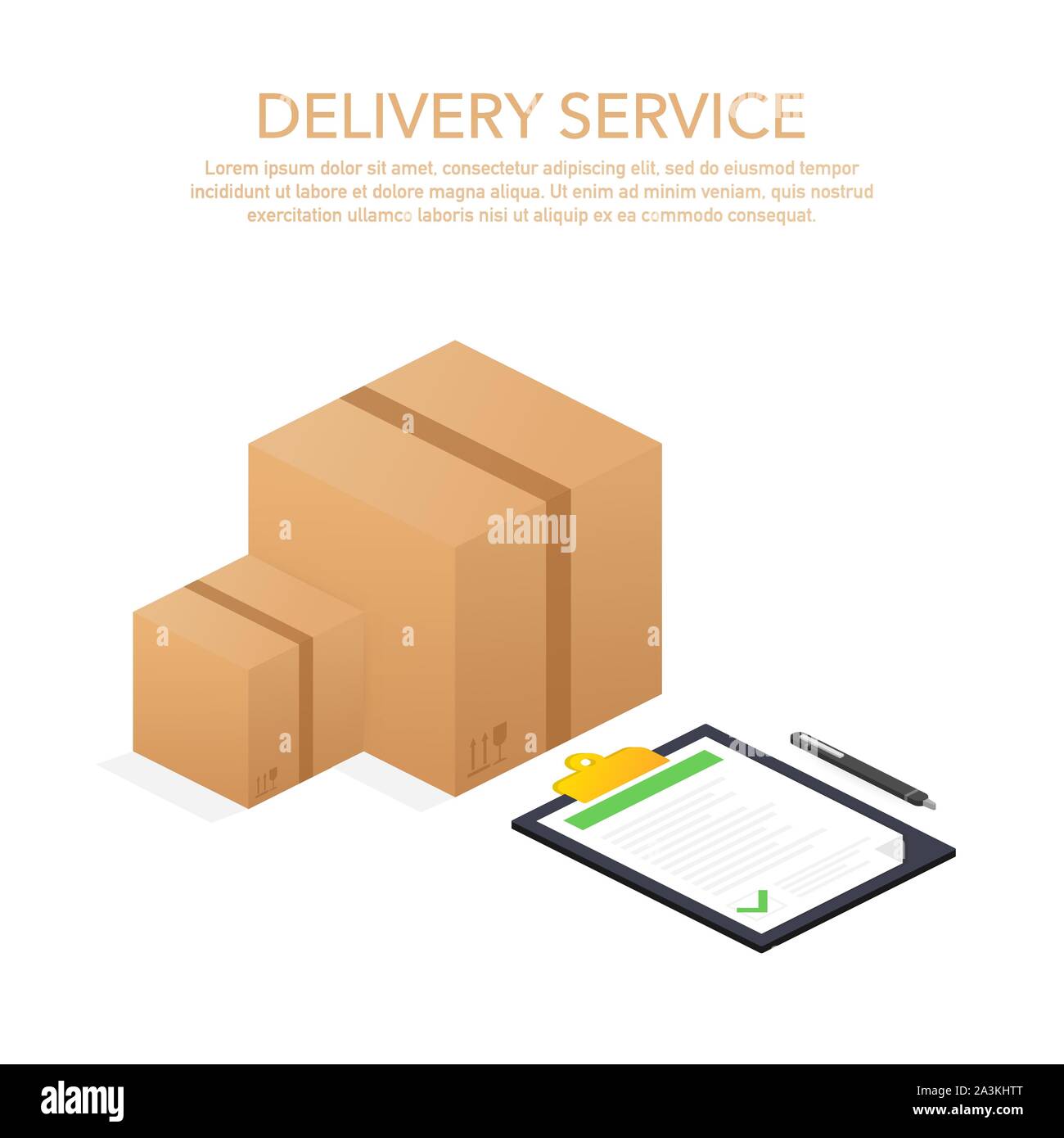 Delivery Website Banner. Delivery service app with map background ...
