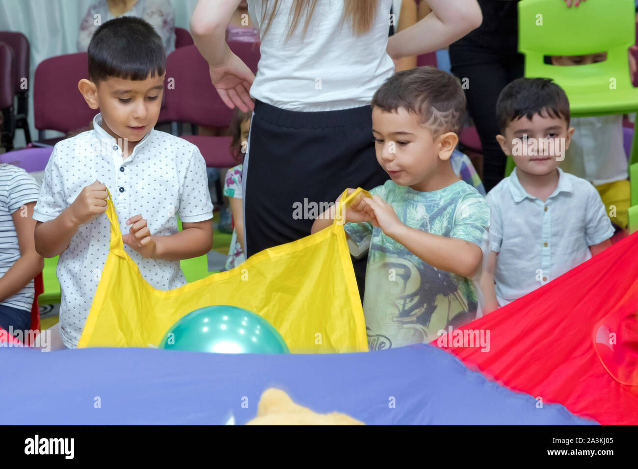 Birthday two years in the kindergarden . Children's birthday with ...