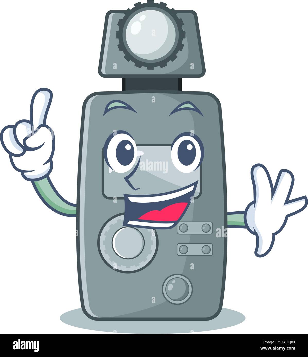 Finger light meter with in the character Stock Vector Image & Art - Alamy