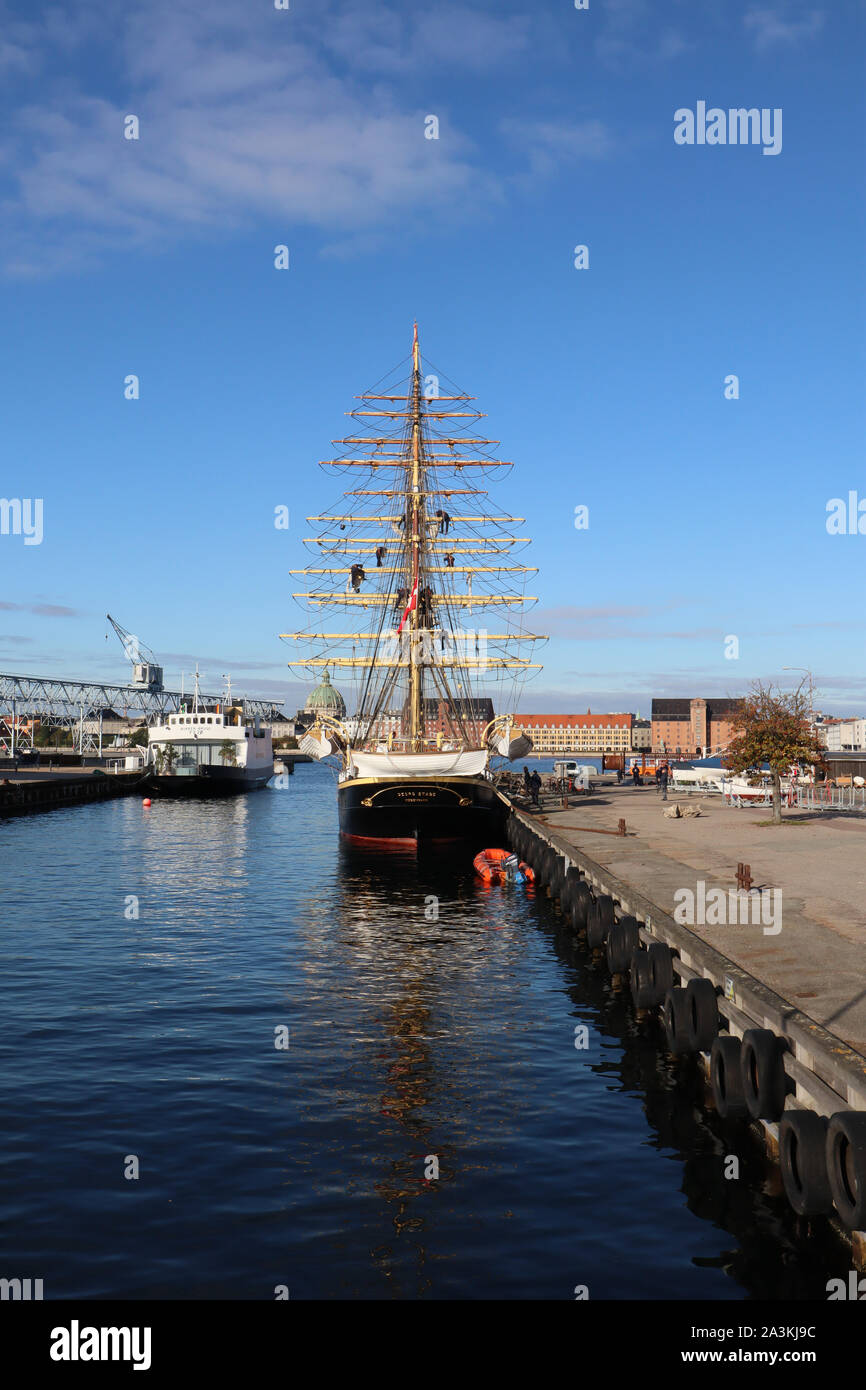 Georg Stage training ship, General Views of Copenhagen, Denmark, 07 ...