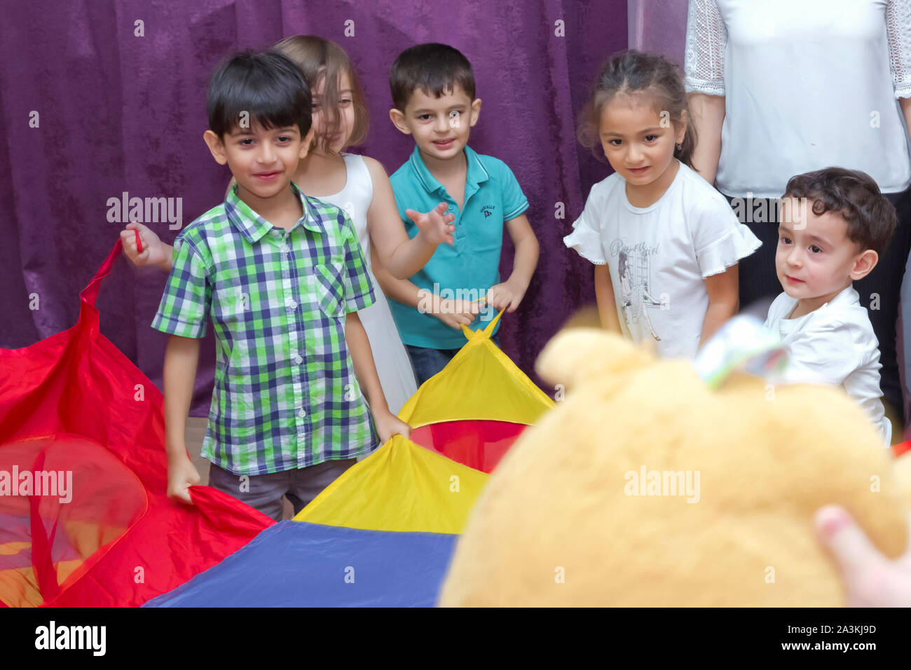 Birthday two years in the kindergarden . Children's birthday with ...