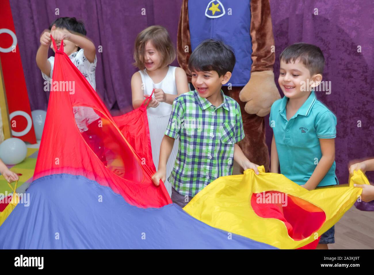 Birthday two years in the kindergarden . Children's birthday with ...