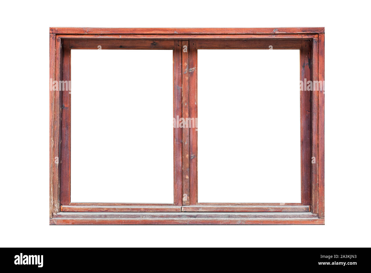 Classic wood window frame Cut Out Stock Images & Pictures - Alamy