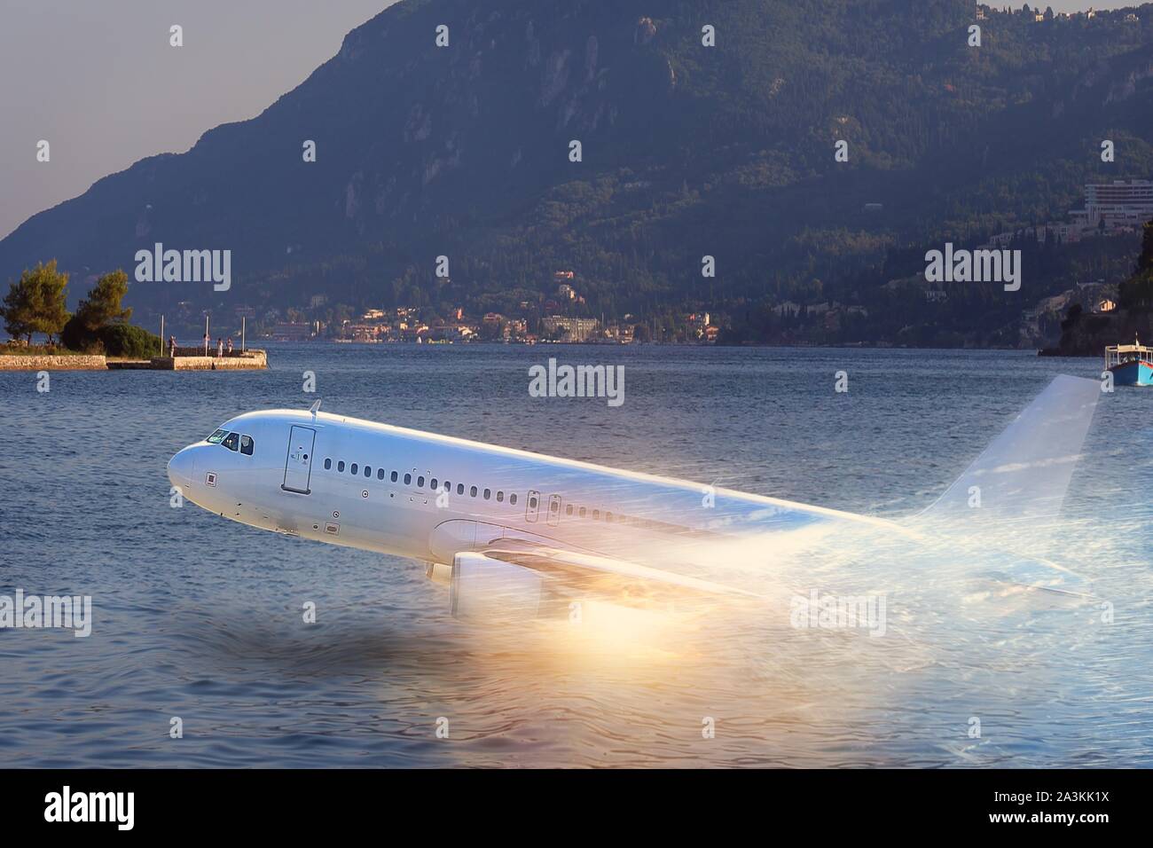 Plane emergency landing water hi-res stock photography and images - Alamy