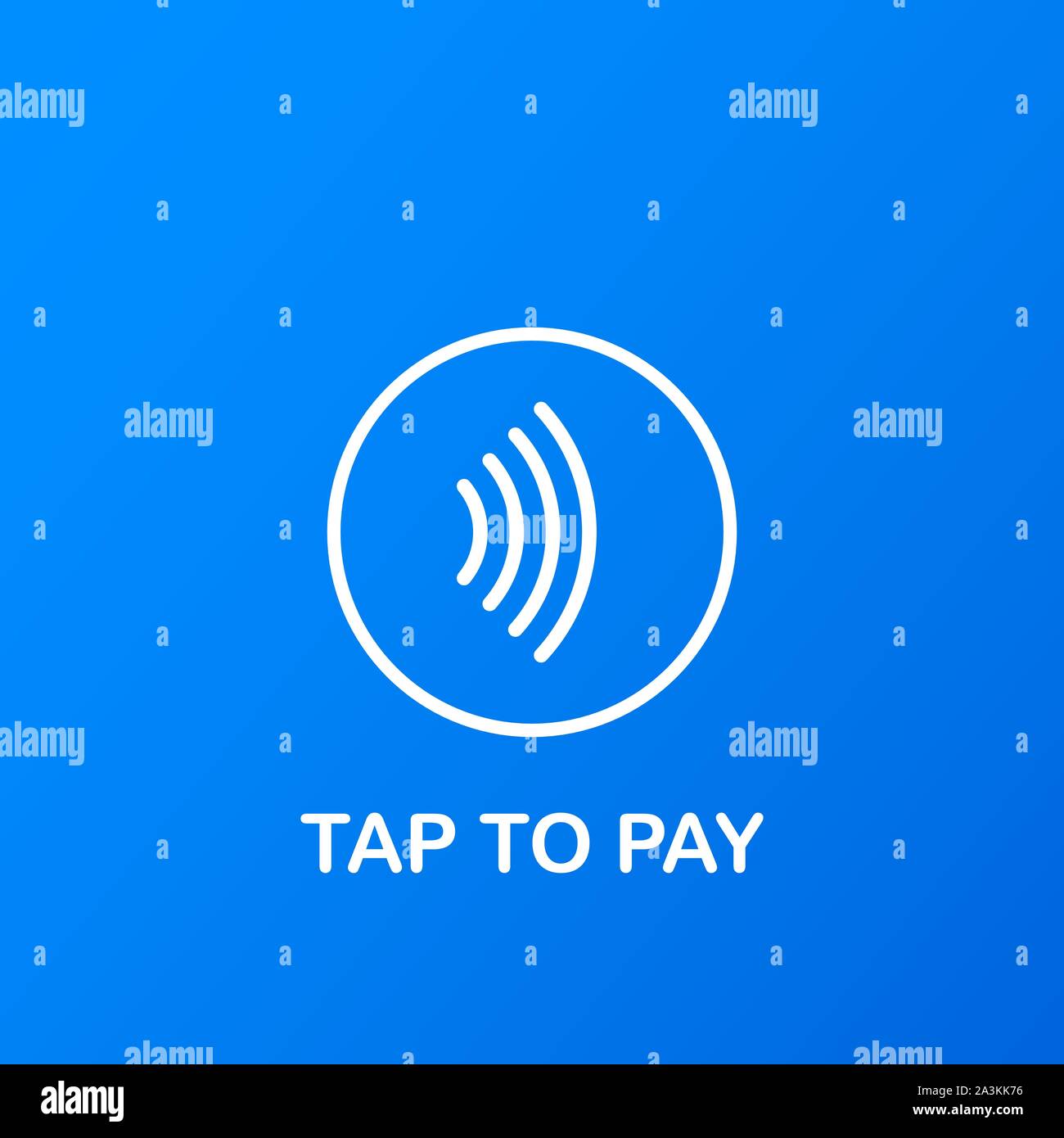 Tap to pay concept - vector sign. Contactless payment icon. Vector ...