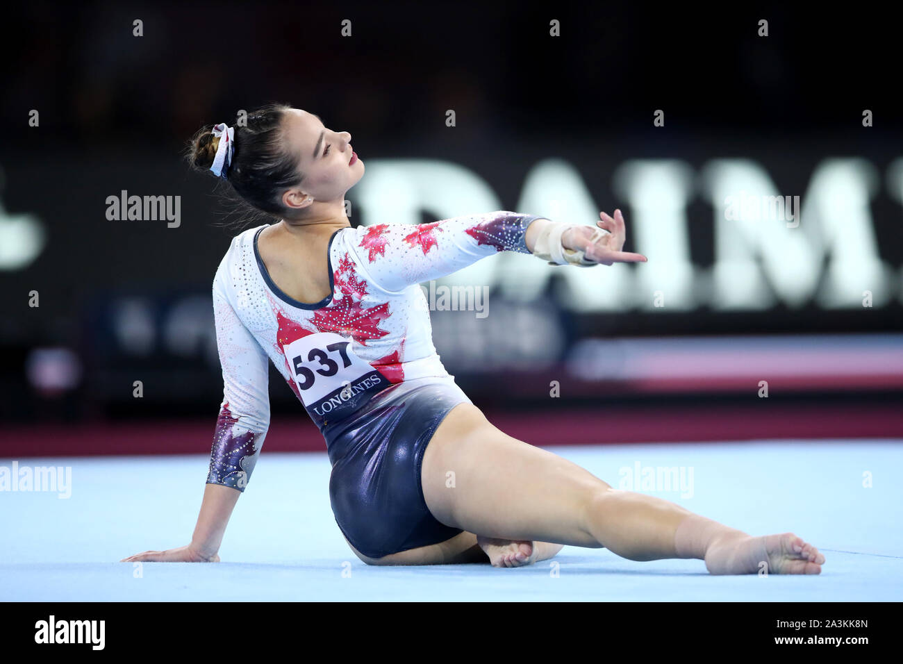 Stuttgart, Germany. 8th Oct, 2019. Olsen Shallon (CAN) Artistic ...