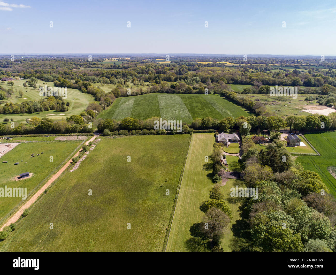 Aerial shots of farms and agricultural hi-res stock photography and ...