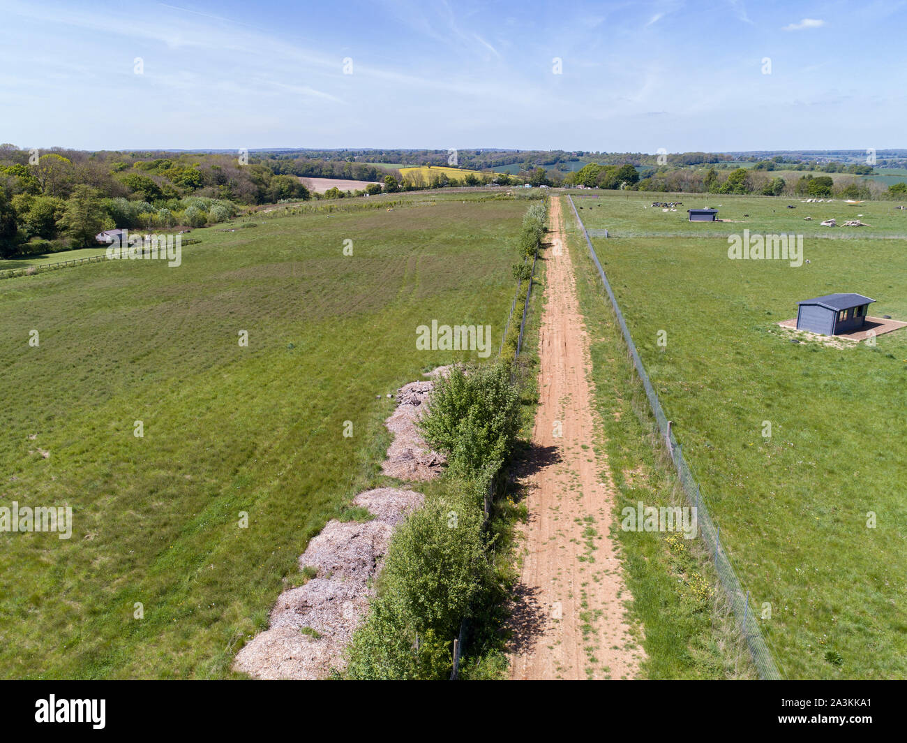 Aerial shots of farms and agricultural hi-res stock photography and ...