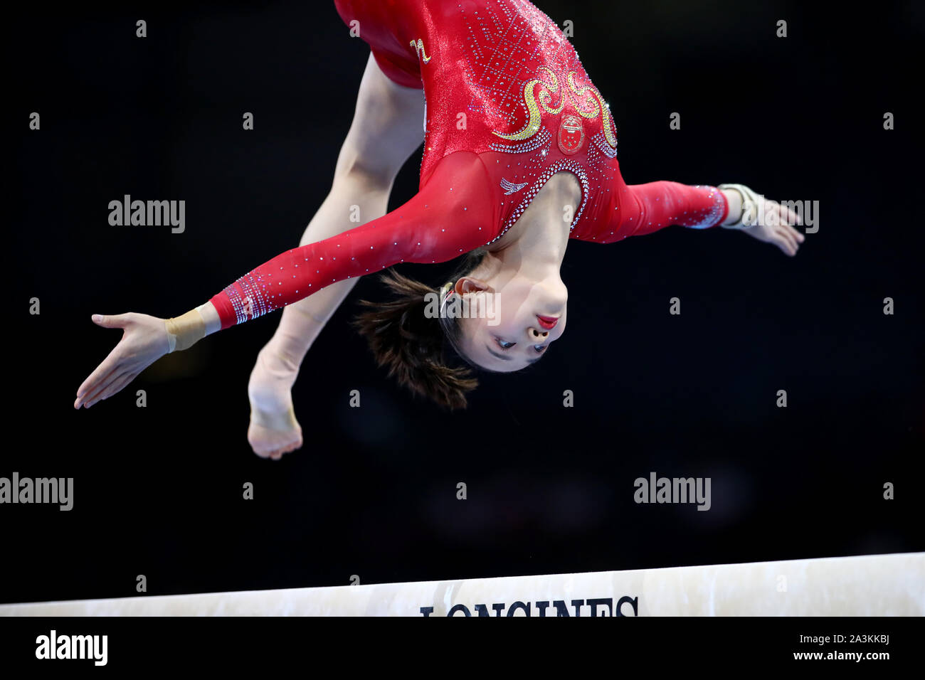 Stuttgart, Germany. 8th Oct, 2019. Chen Yile (CHN) Artistic Gymnastics ...