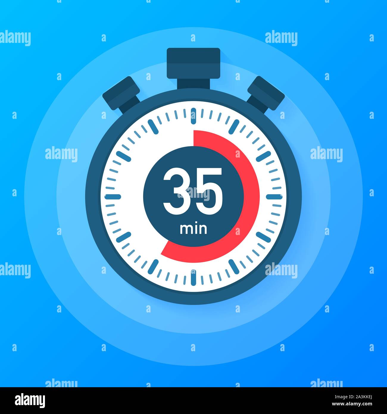35 minutes vector vectors hi-res stock photography and images - Alamy