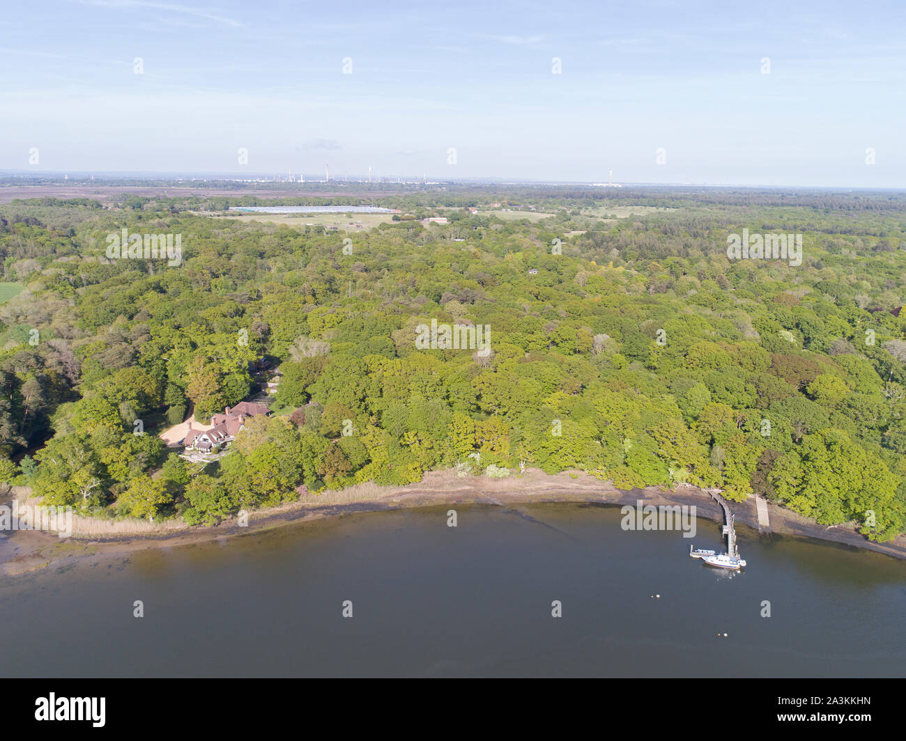 aerial photos of river banks Stock Photo - Alamy
