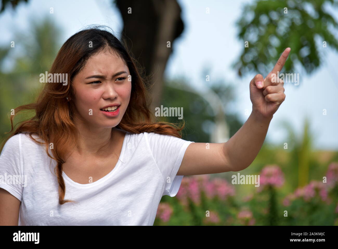 Mad pretty filipina female hi-res stock photography and images - Alamy