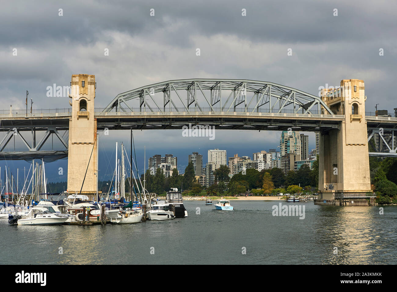 A view of Burrard Street Bridge, Vancouver Stock Photo - Alamy