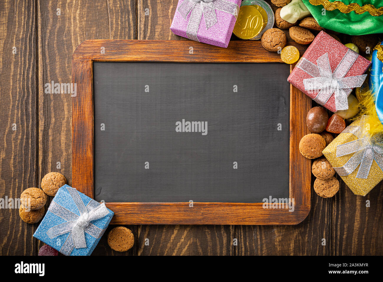 Dutch holiday Sinterklaas background Stock Photo - Alamy