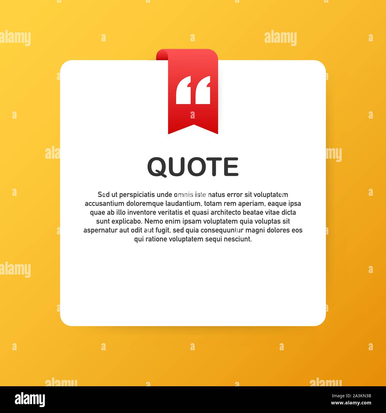 Quote background . Creative Modern Material Design Quote template ...