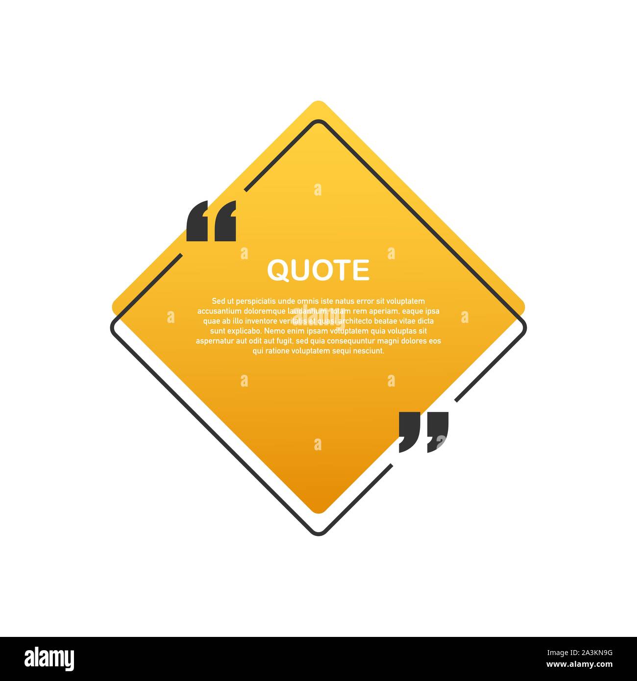 Quote background . Creative Modern Material Design Quote template ...