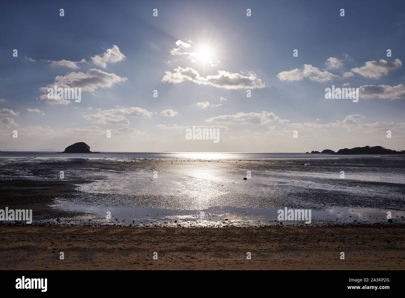 The beach scenery in Incheon, Korea Stock Photo - Alamy