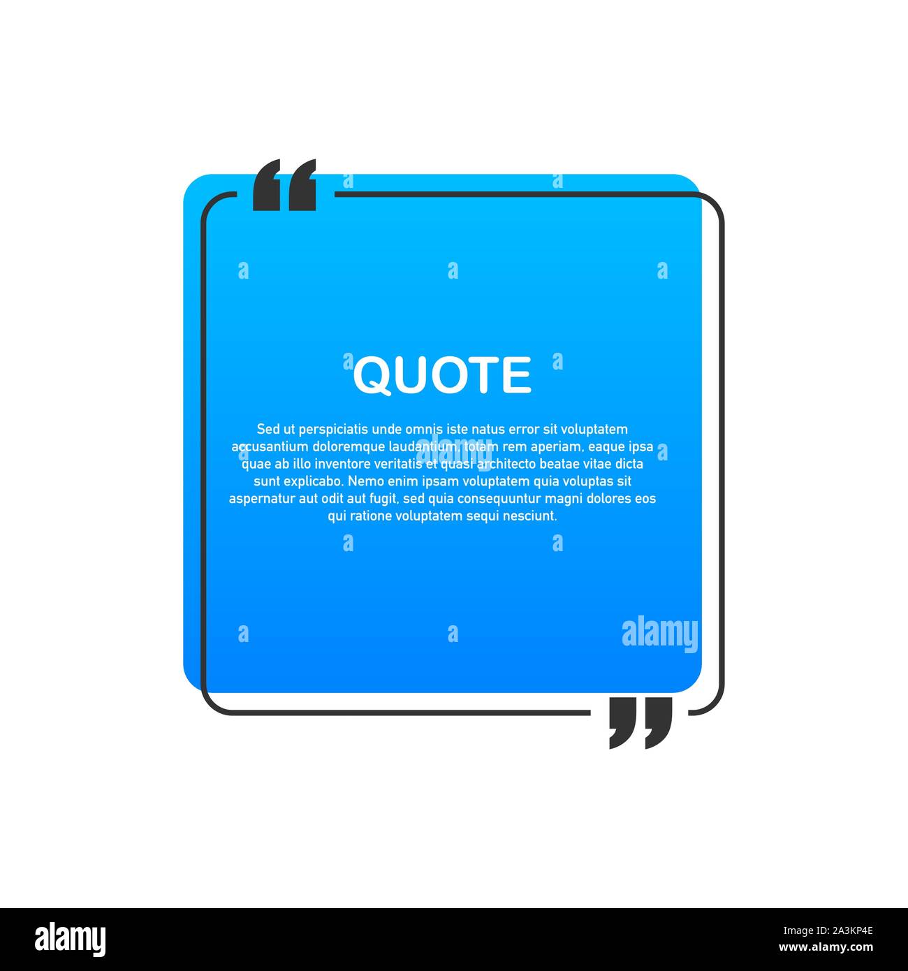 Quote background . Creative Modern Material Design Quote template ...