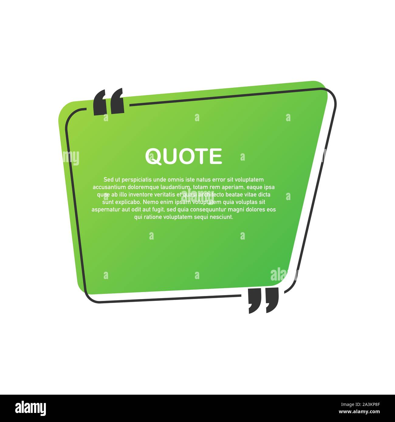 Quote background . Creative Modern Material Design Quote template ...