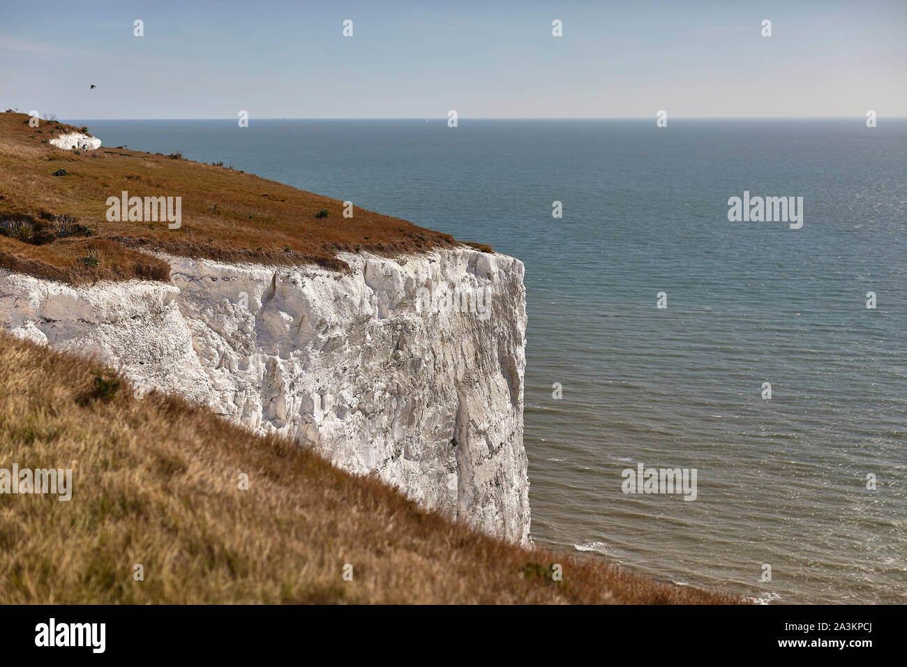 The White Cliffs of Dover, part of the North Downs formation, is the ...