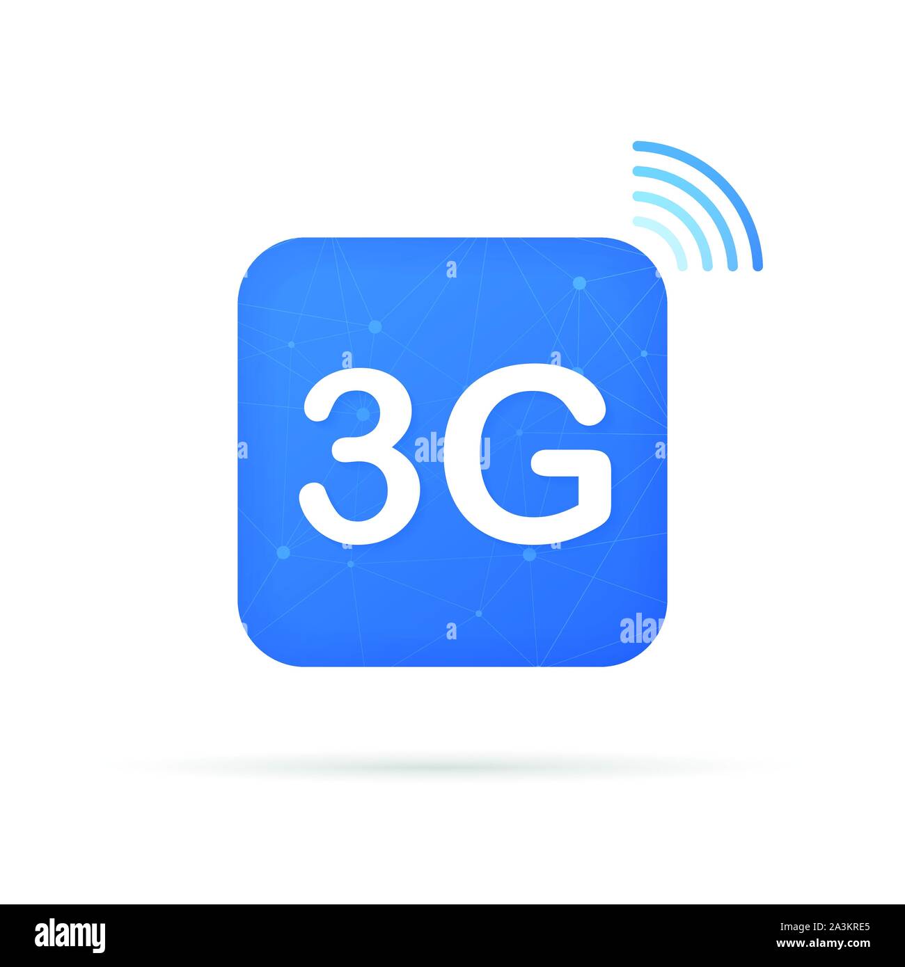 3G technology icon symbols. Wireless mobile telecommunication service ...