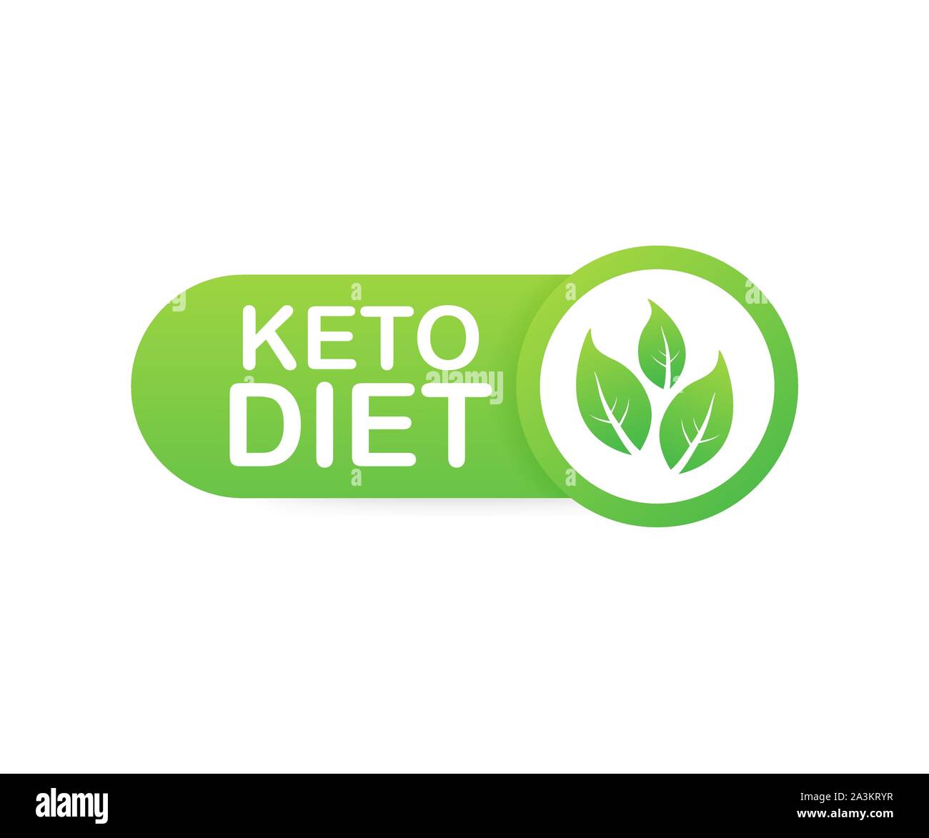 Ketogenic diet logo sign. Keto diet. Vector stock illustration Stock ...