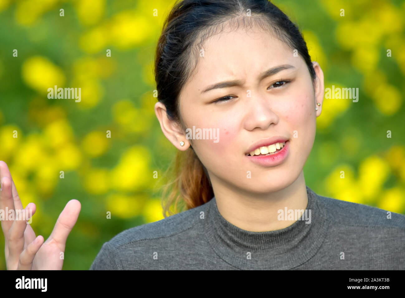 Stressed pretty woman hi-res stock photography and images - Alamy