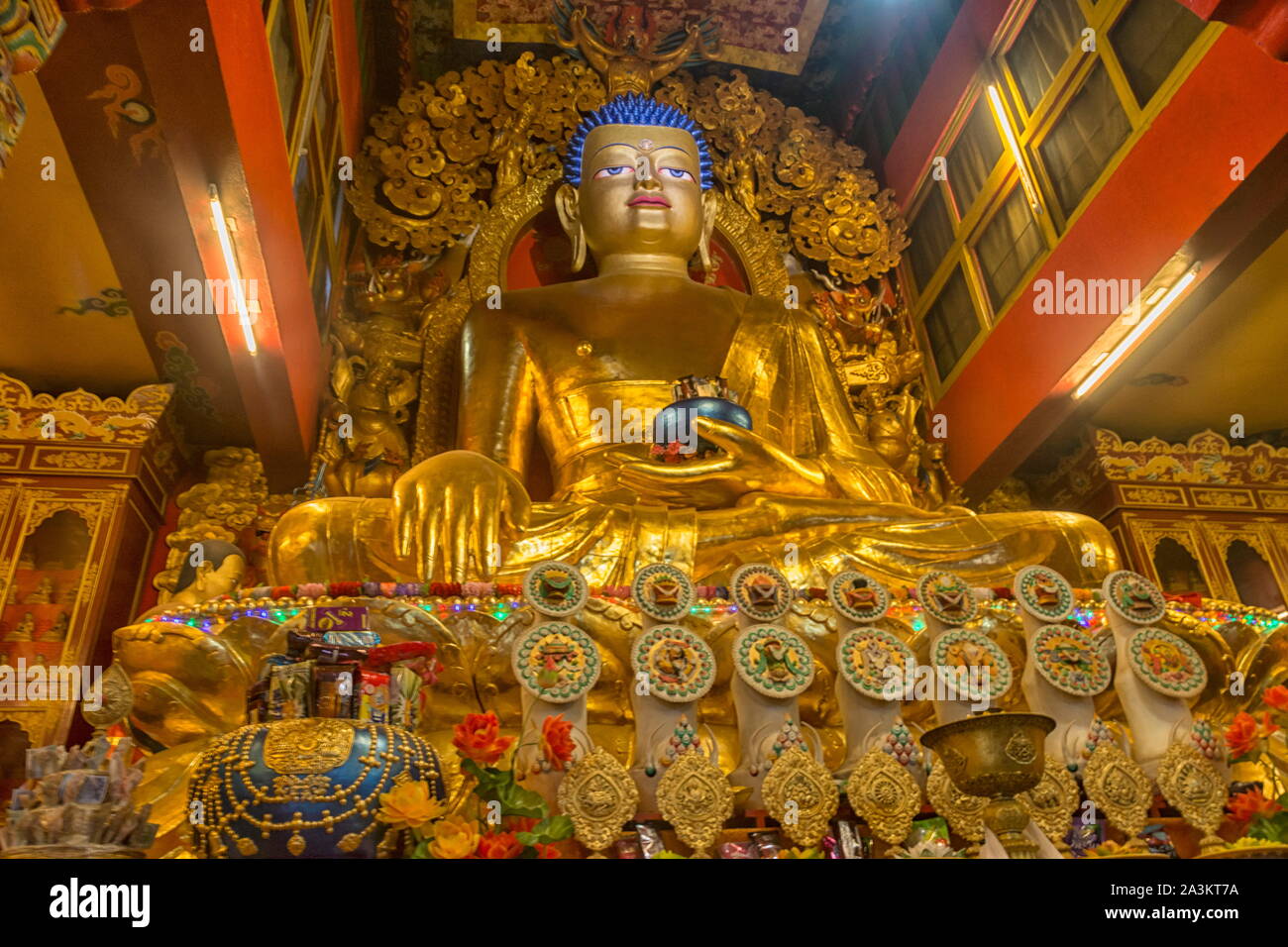 Ralang Monastery Buddha, Ravangla, Sikkim, India Stock Photo - Alamy