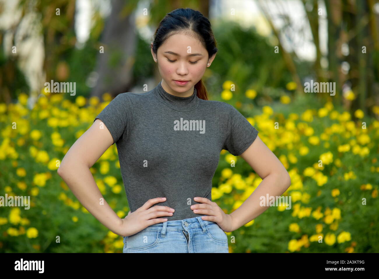 Sad Female Woman Stock Photo - Alamy