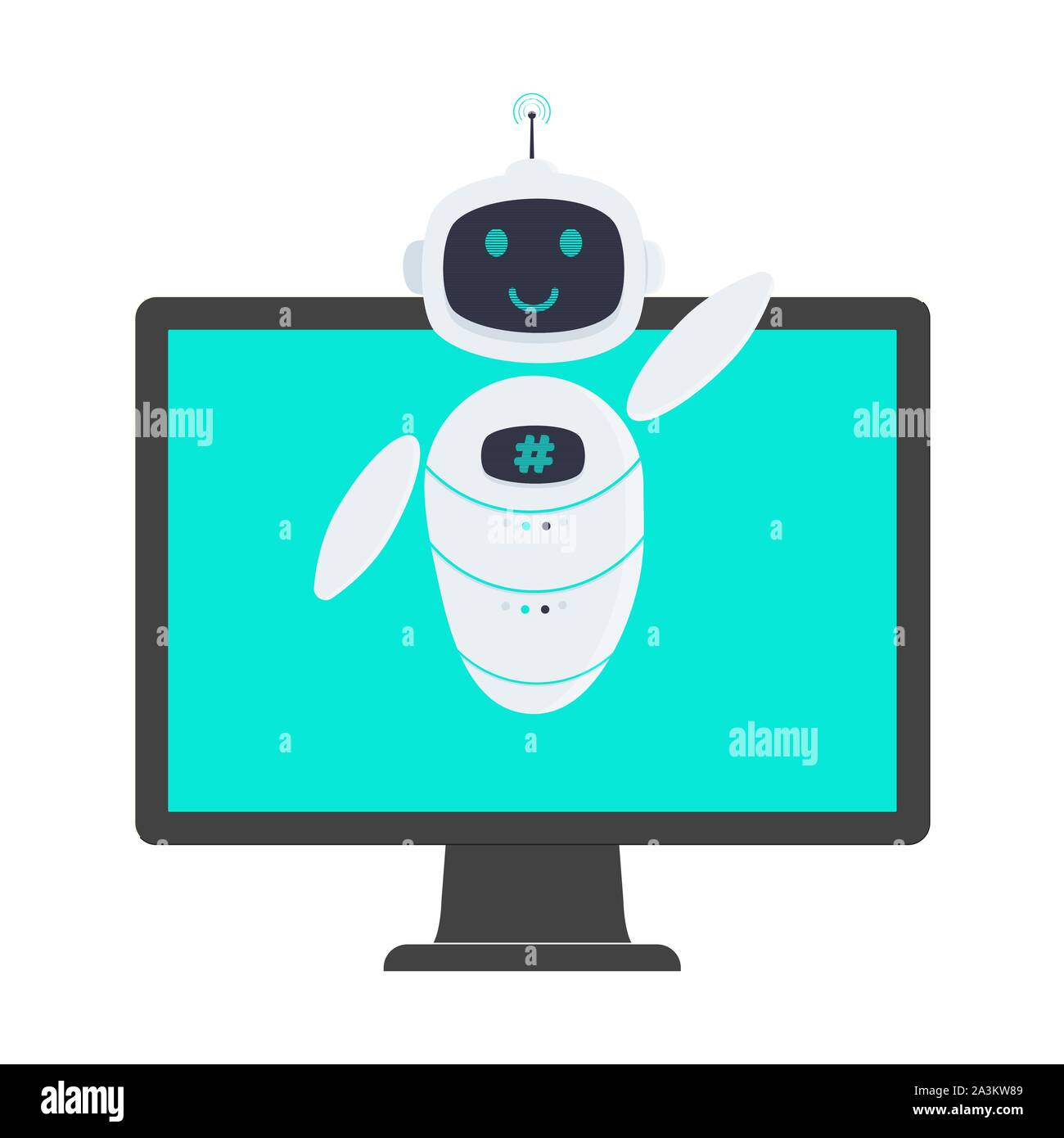 Helper robot Stock Vector Images - Alamy