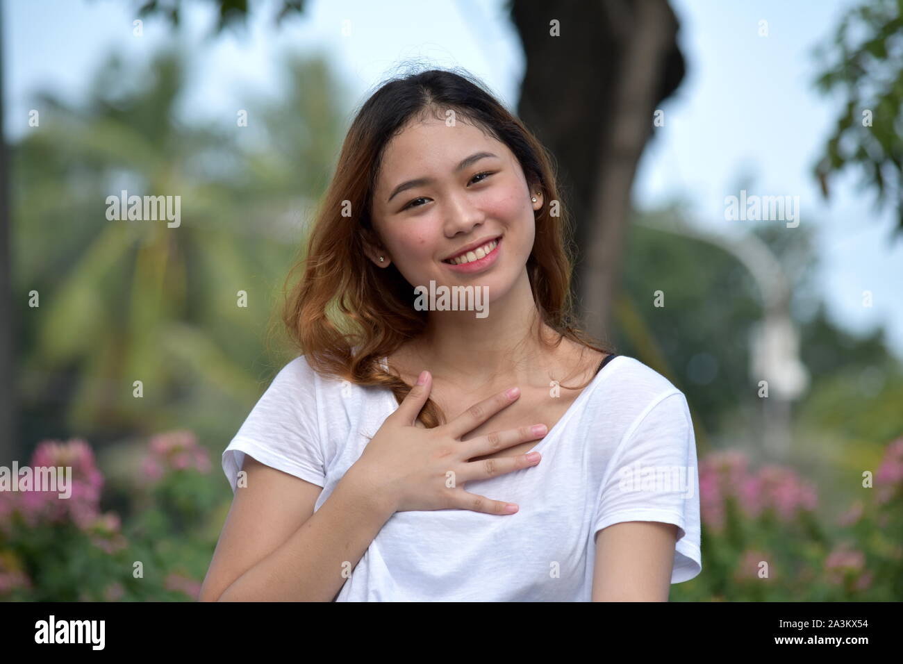 Pretty Minority Woman And Appreciation Stock Photo - Alamy