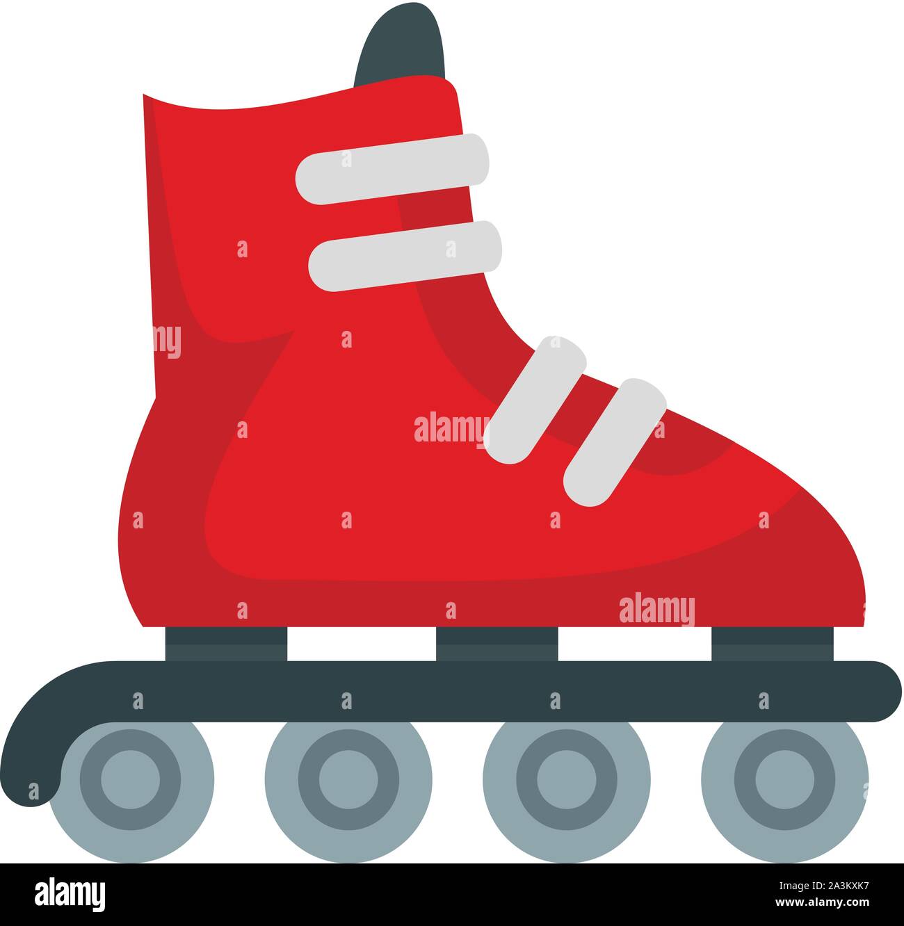 Inline skates icon. Flat illustration of inline skates vector icon for ...