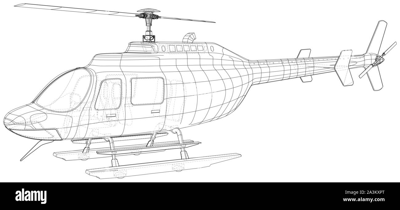 Helicopter outline hi-res stock photography and images - Alamy