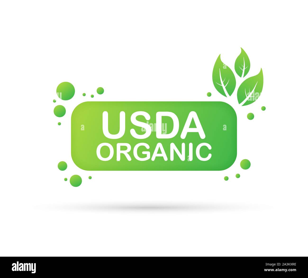 Usda organic label Stock Vector Images - Alamy