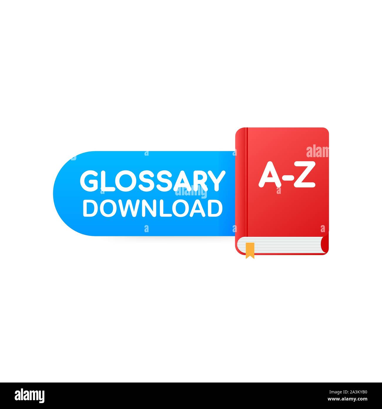 Download book button. Concept Glossary book for web page, banner ...