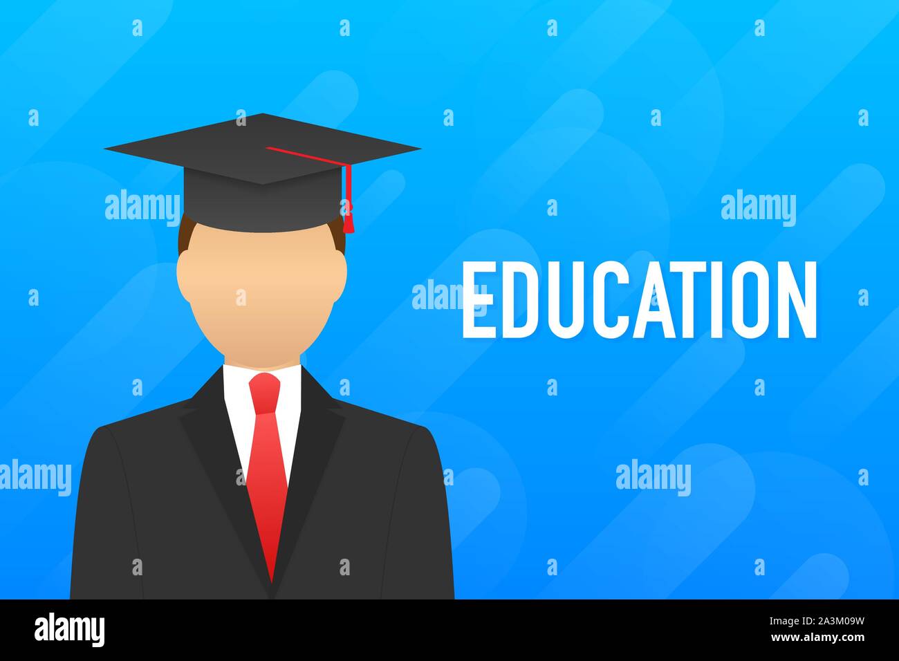 Education process. Educational hero website. Vector illustration Stock ...