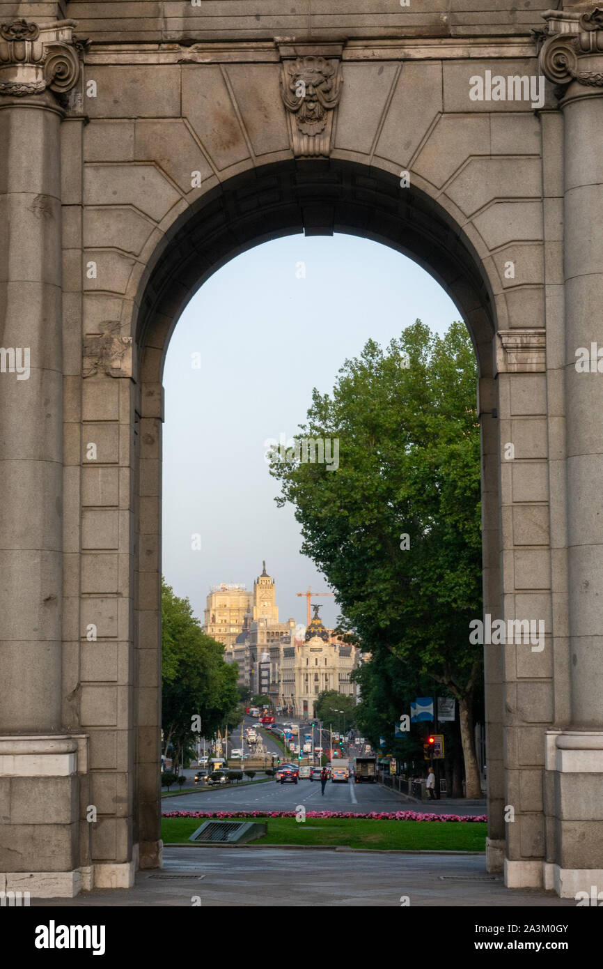 The Alcala Door (Puerta de Alcala) is a gate in the center of Madrid ...