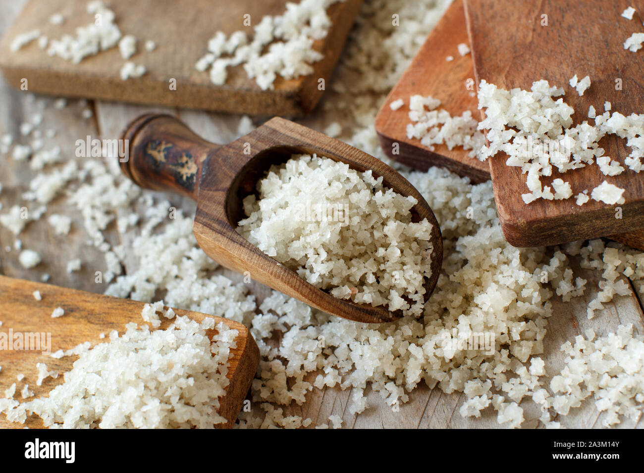 Grey sea salt hi-res stock photography and images - Alamy