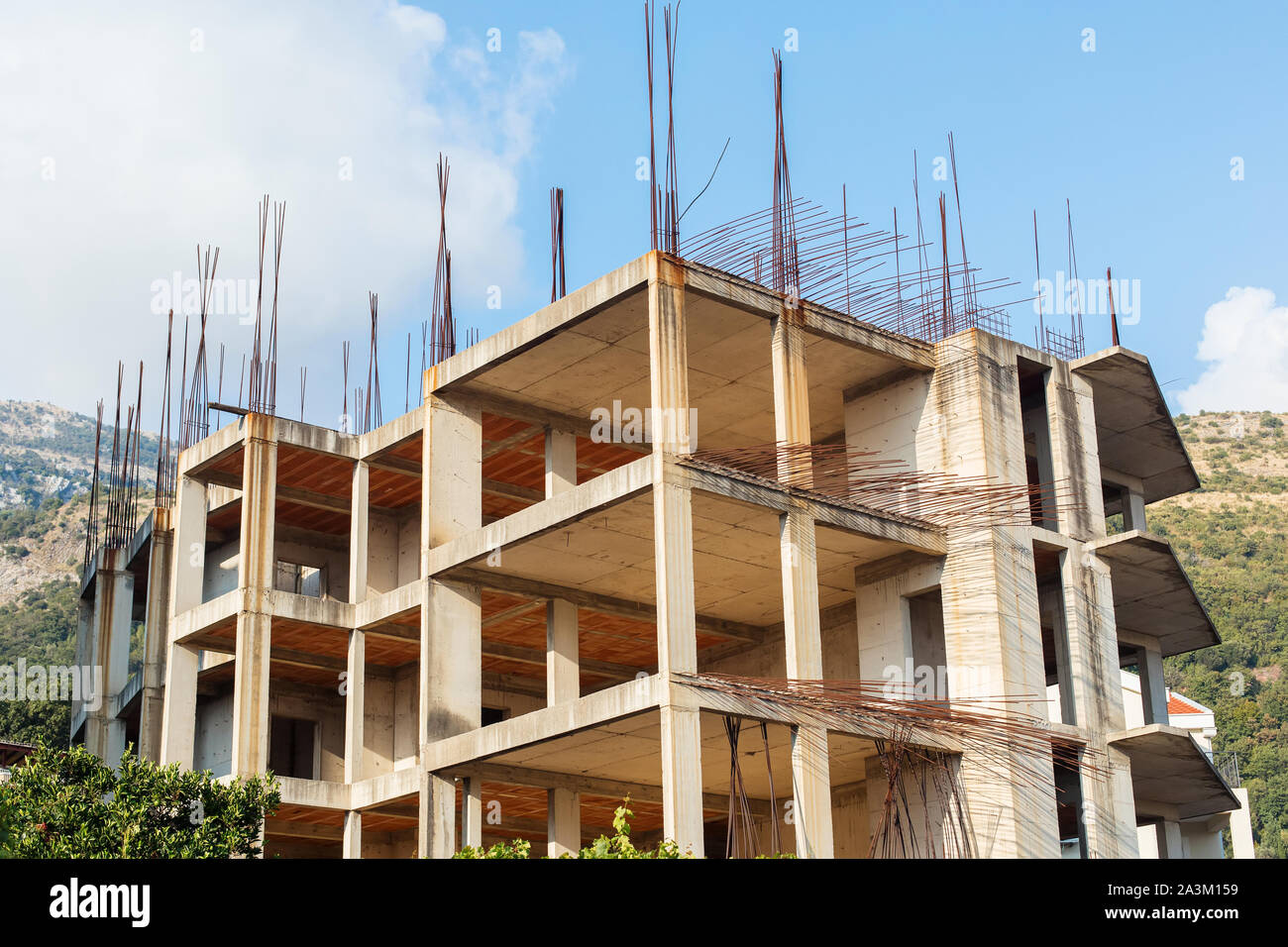 Unfinished concrete architectural structure hi-res stock photography ...