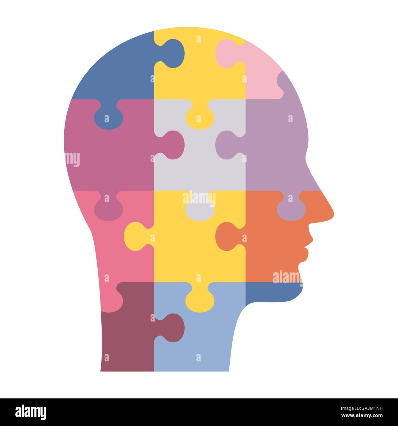 Portrait pieces Stock Vector Images - Alamy