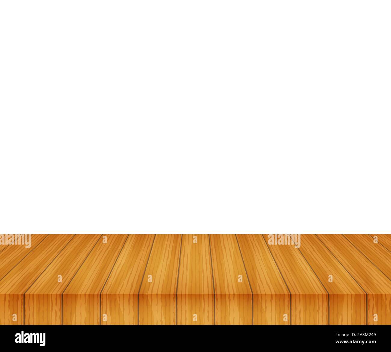 Vector wood table top on white background Stock Vector Image & Art - Alamy