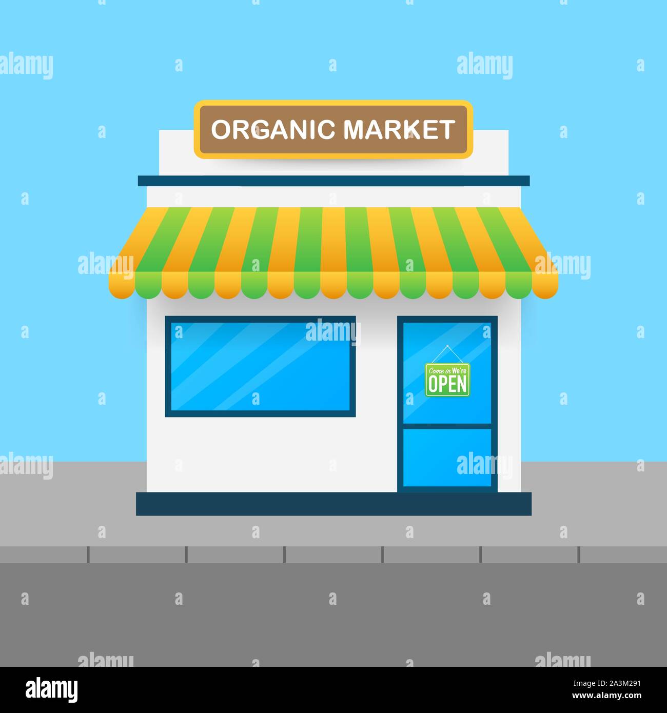 Supermarket fruit fruits section Stock Vector Images - Alamy