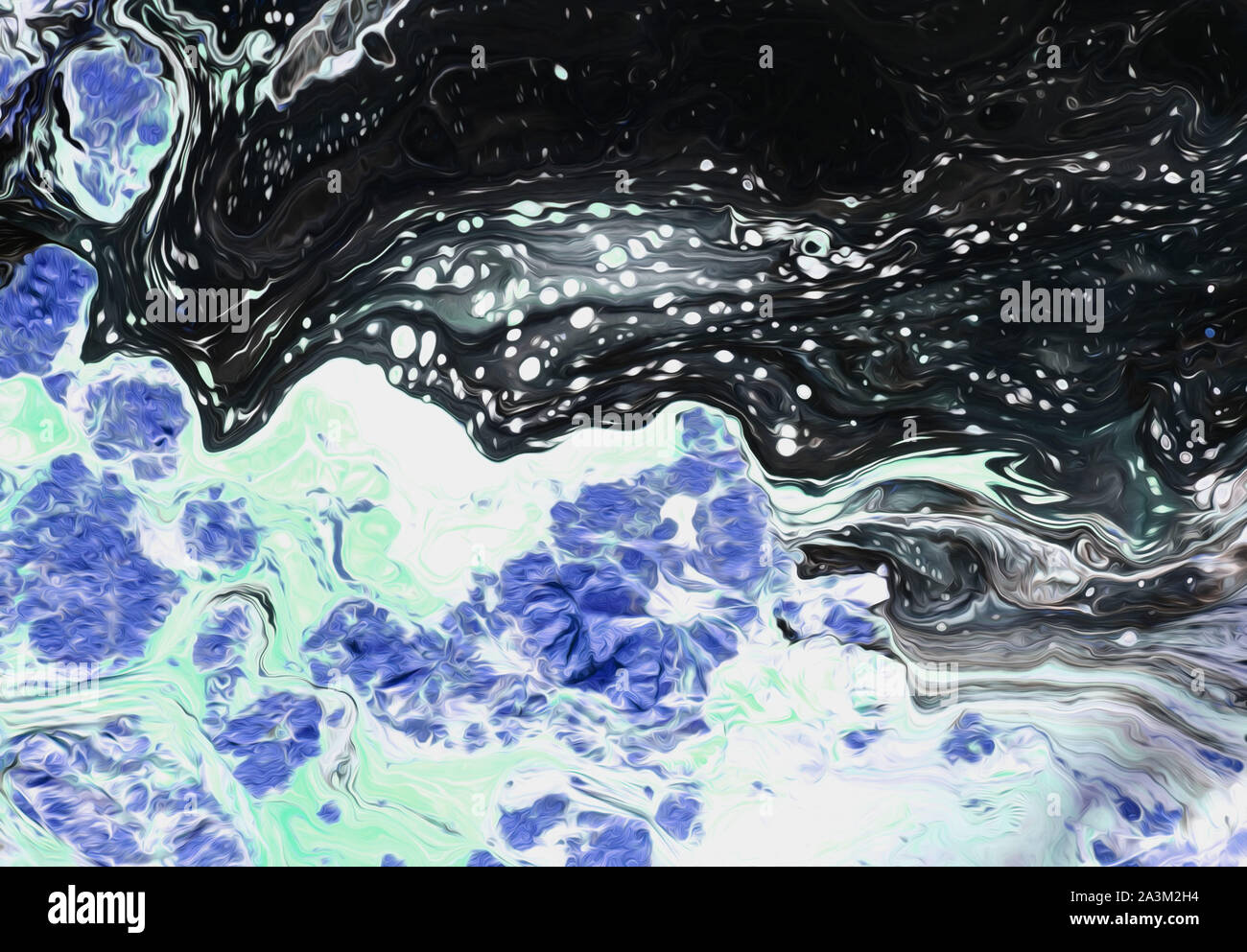 Space. Water. Texture. Fluid Art. Abstract colorful background ...