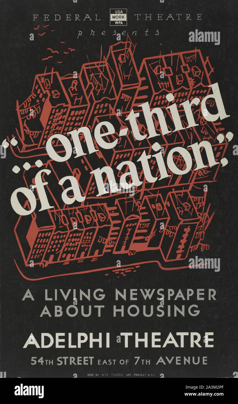One Third of a Nation Theatre Work Progress Administration - Federal ...
