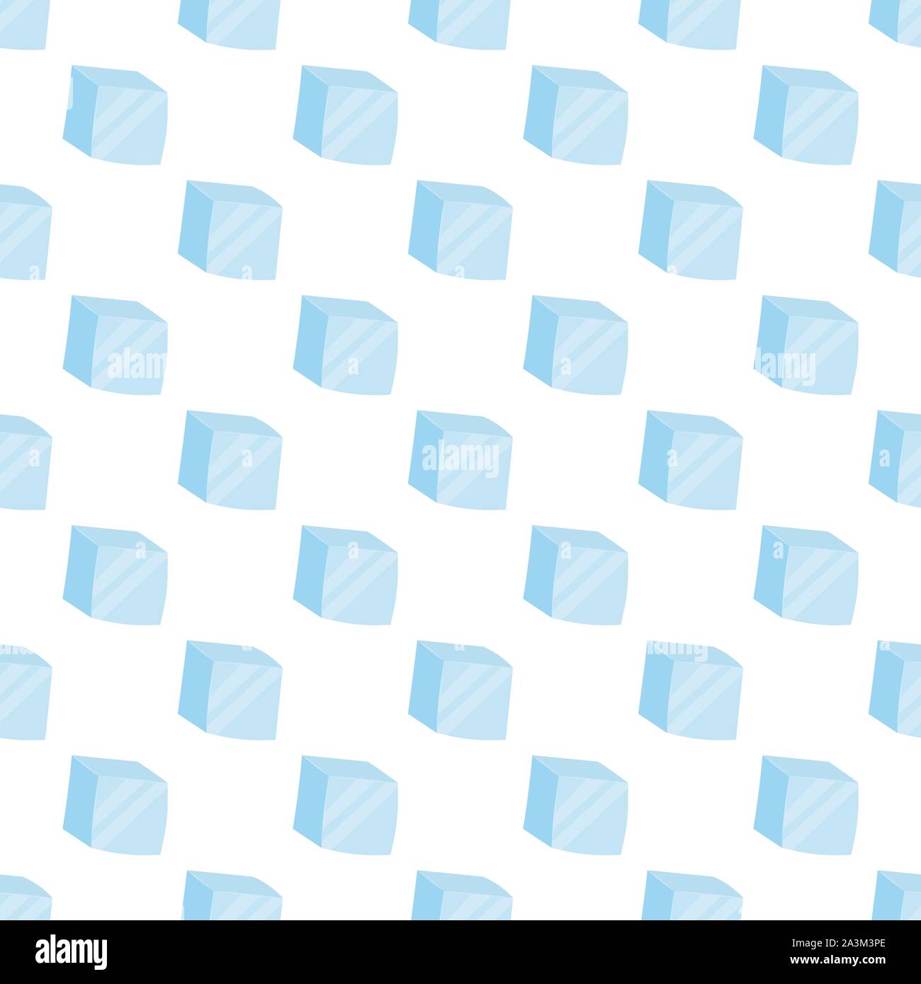 Ice cubes. Cold transparent frozen block. Vector illustration Stock ...