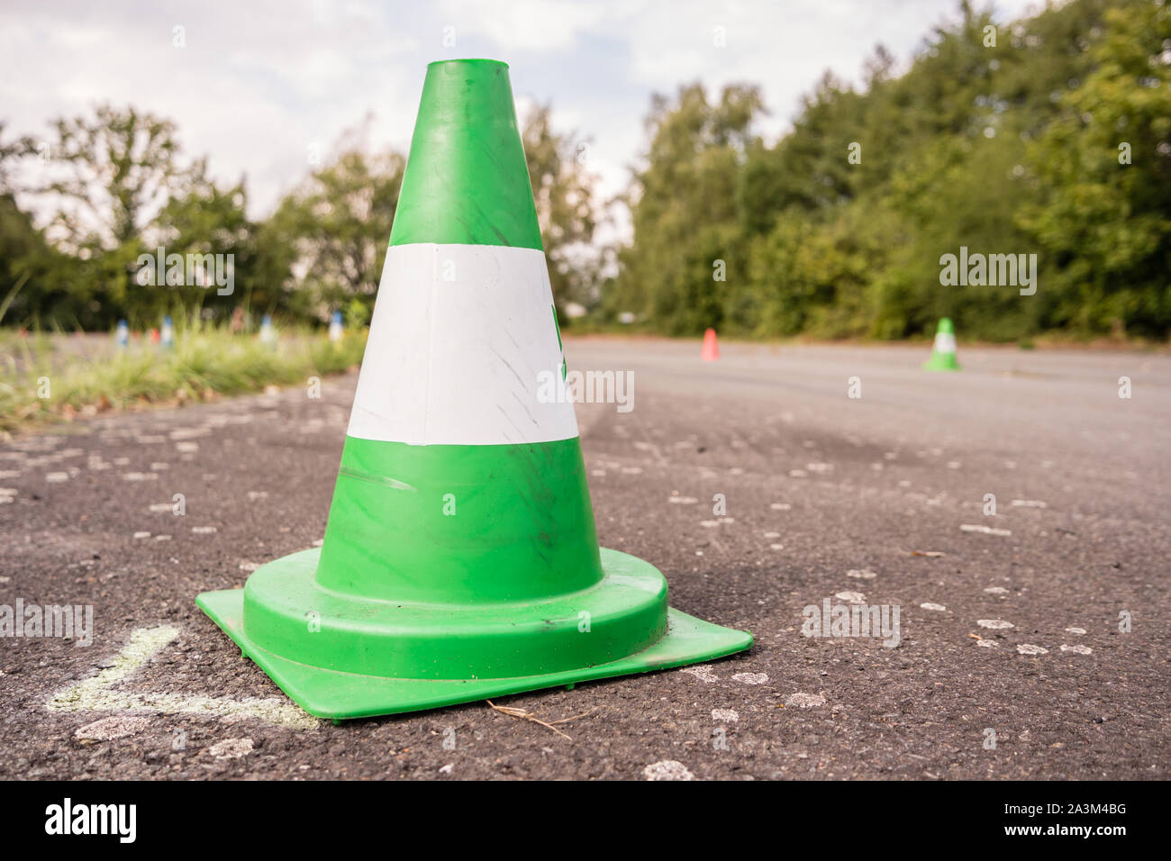 Orange cone course hi-res stock photography and images - Alamy