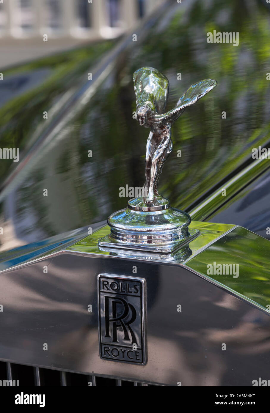 Emily, radiator mascot, Rolls Royce Stock Photo - Alamy