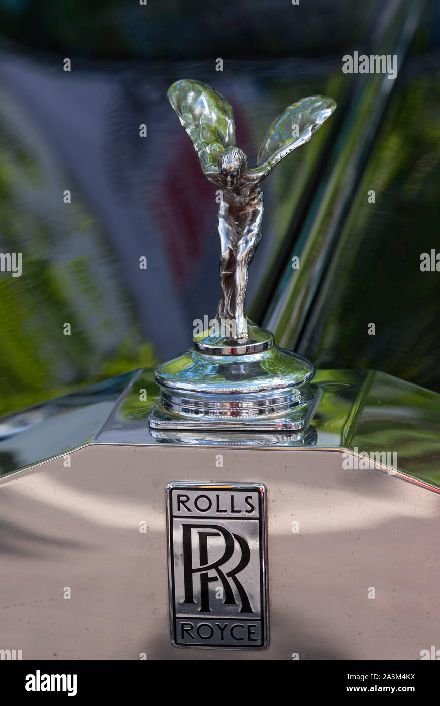 Emily, radiator mascot, Rolls Royce Stock Photo - Alamy